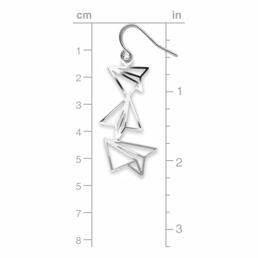 Paper Airplanes Earrings David Howell Company paper-airplanes-earrings-david-howell-company