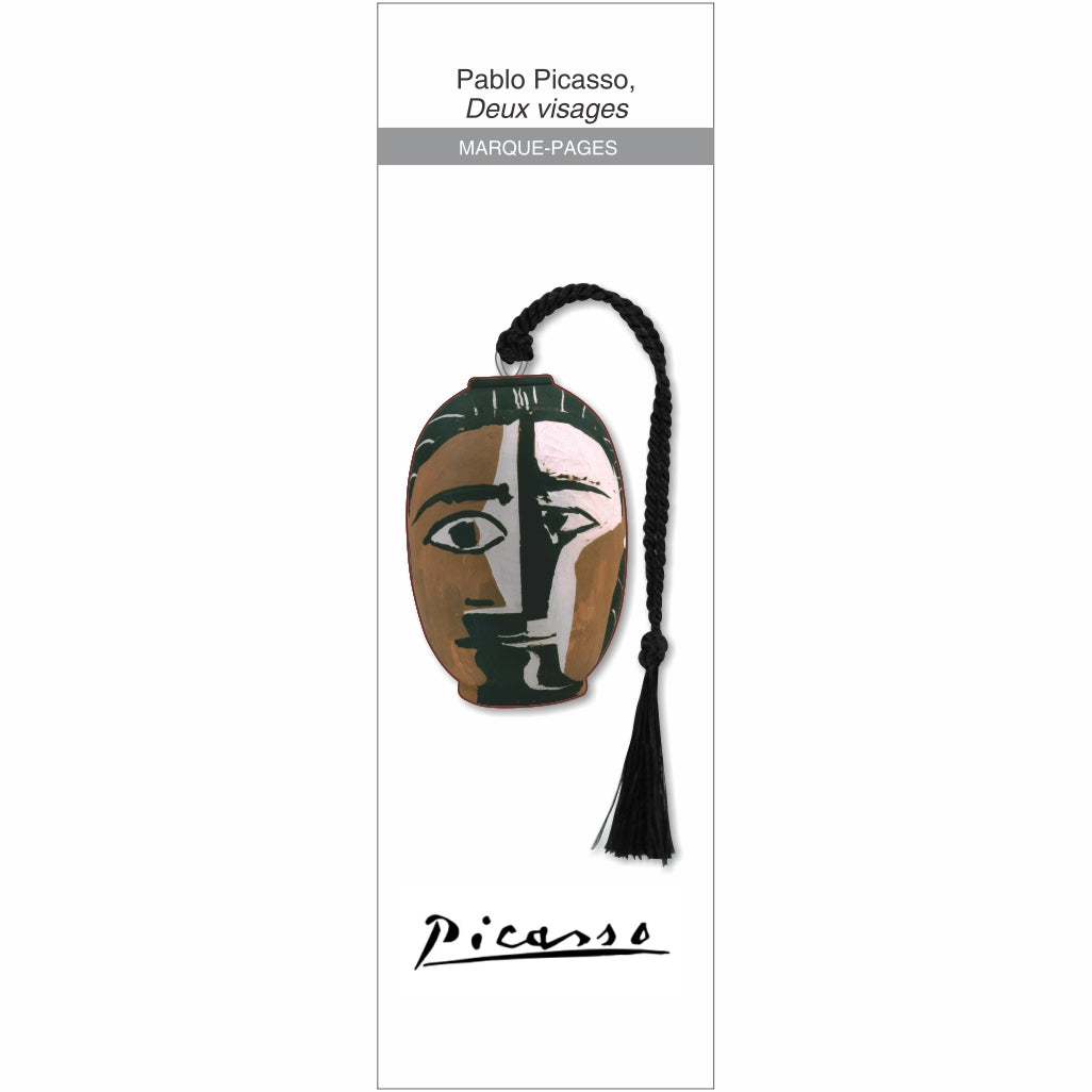 Pablo Picasso Deux visages Metal Bookmark | David Howell & Company