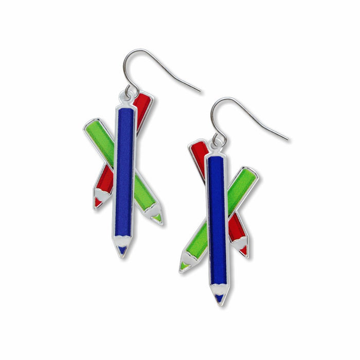 Colored Pencils Earrings | David Howell & Company